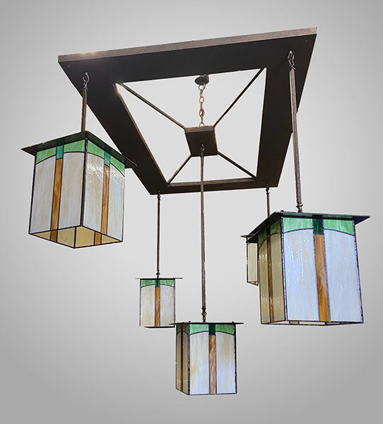 Large Custom Light Fixture - Hall, Entryway & Foyer Light – Mission Studio